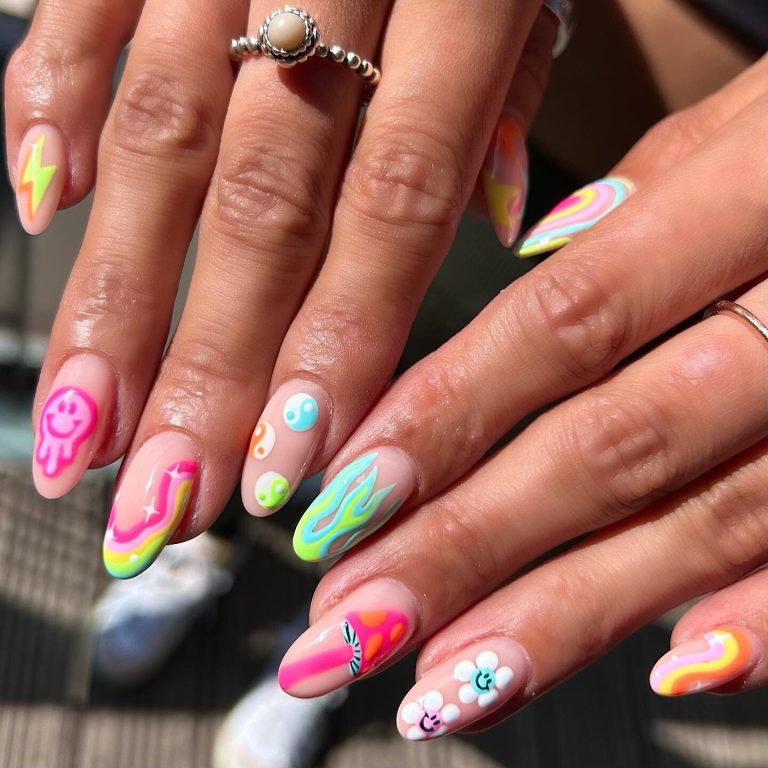25+ Festival Nails: Sparkle And Shine With Vibrant Glam!