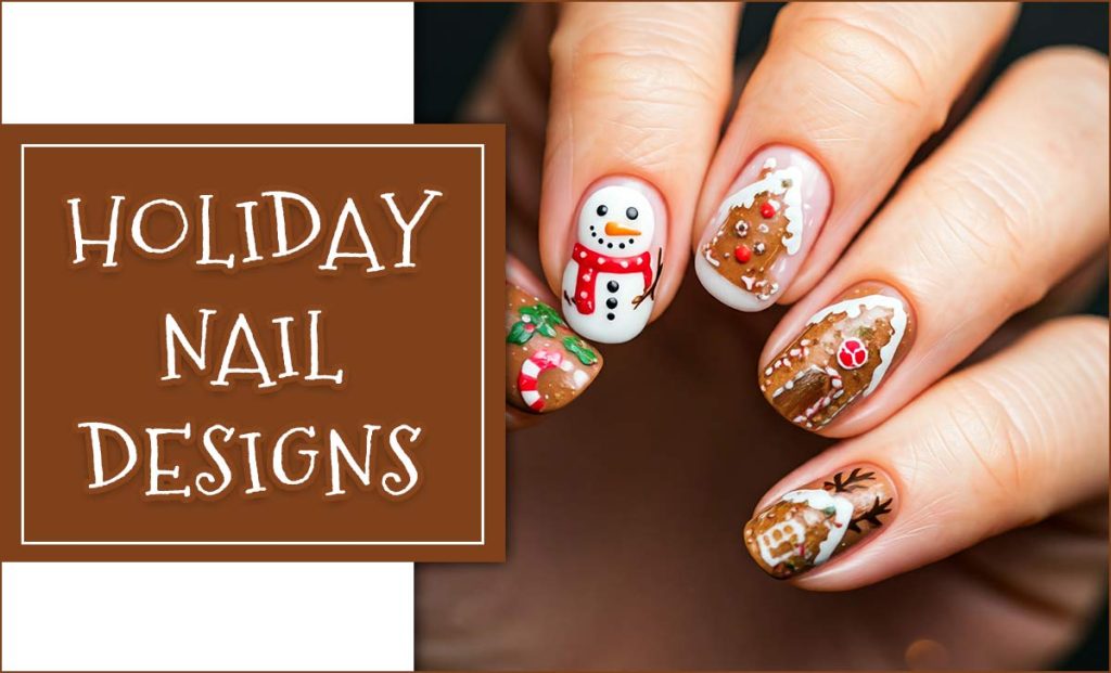 Creative Holiday Nail Designs For Winter 2024