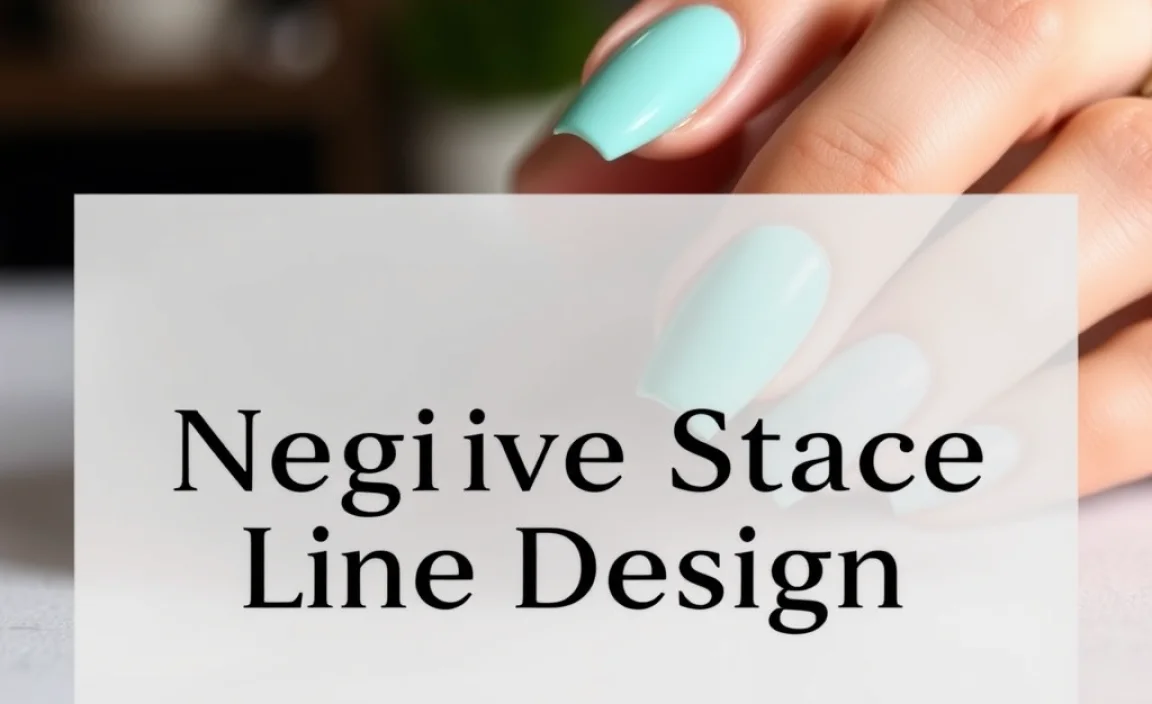 Negative Space Line Design: Essential Coffin Nail Art